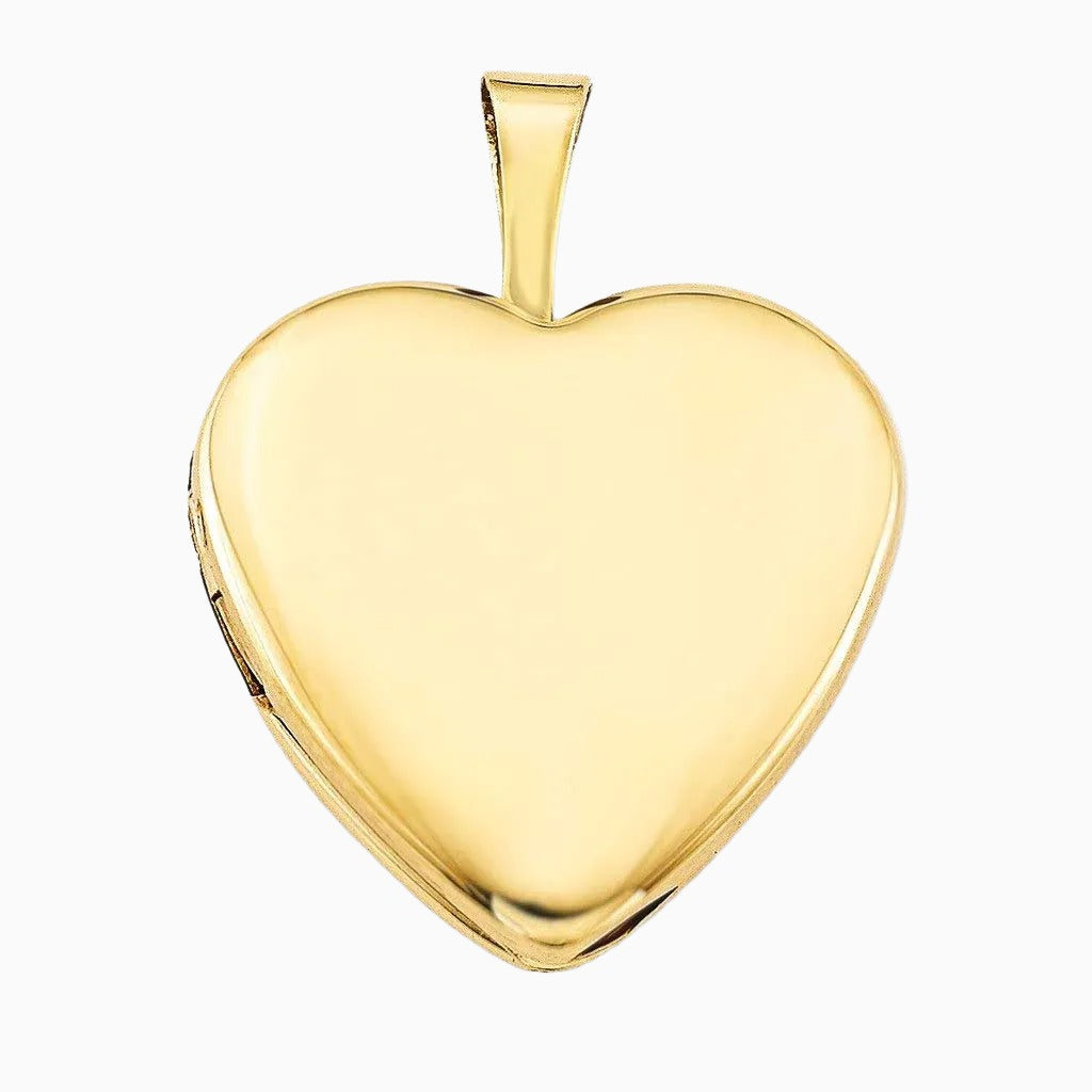 14K Solid Gold Heart Locket – PJ