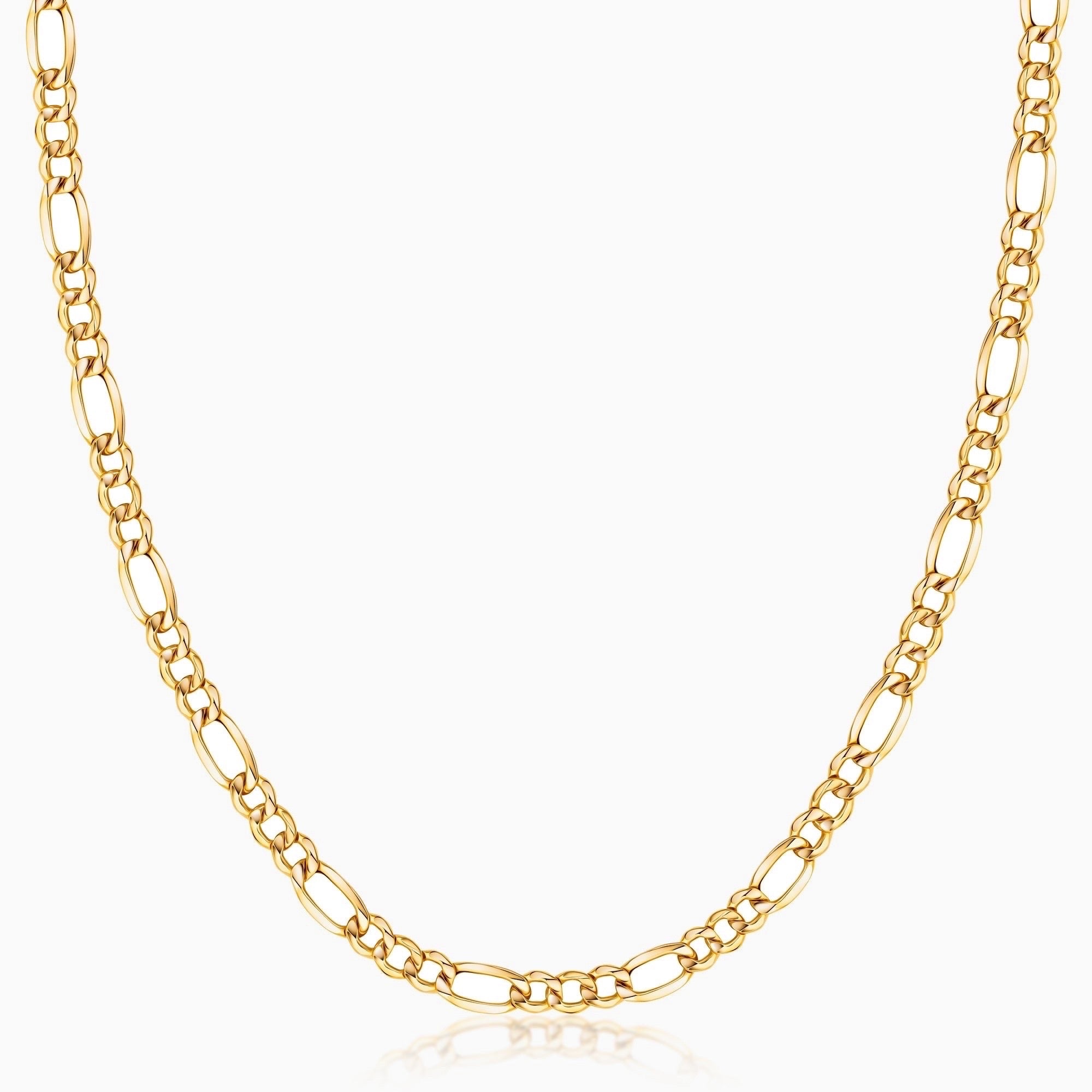14K Gold Figaro Chain Necklaces – Pori Jewelry